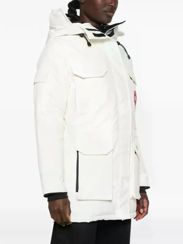 Canada Goose Hooded Logo-patch Coat