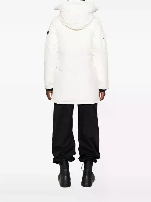 Canada Goose Hooded Logo-patch Coat