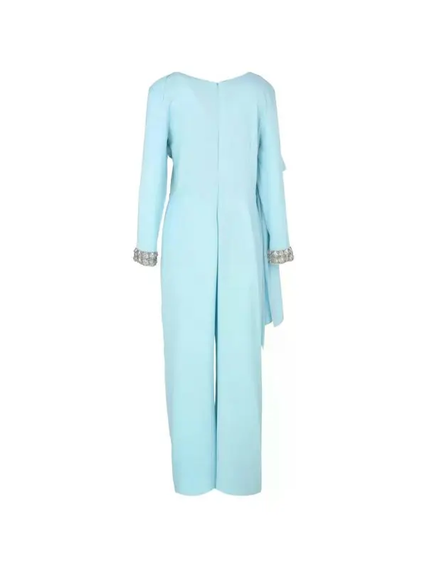 LOODYANA Draped Panel Jumpsuit
