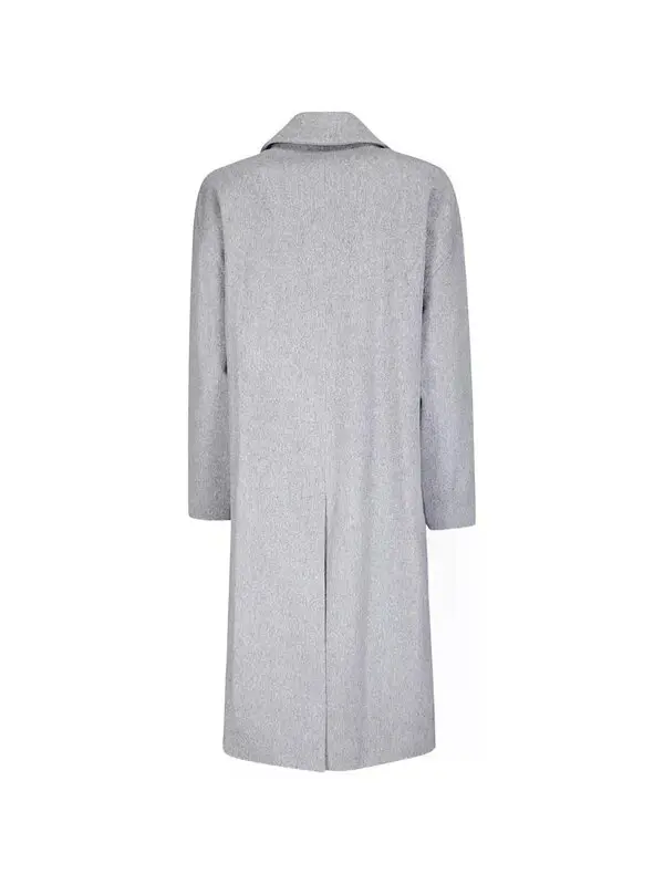 Alberto Biani Double-breasted Virgin Wool Coat