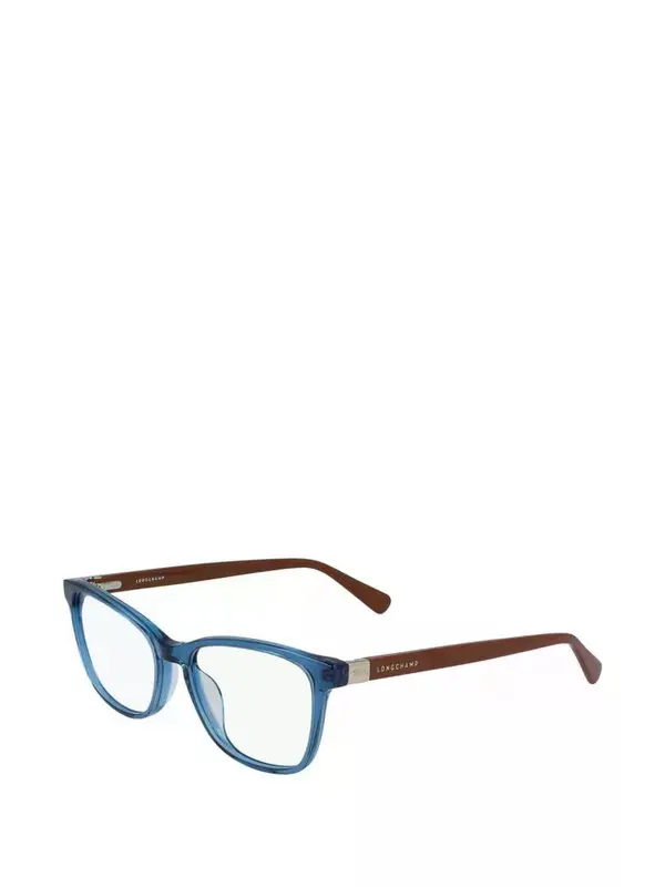 Longchamp Rectangle Eyeglasses - Brown