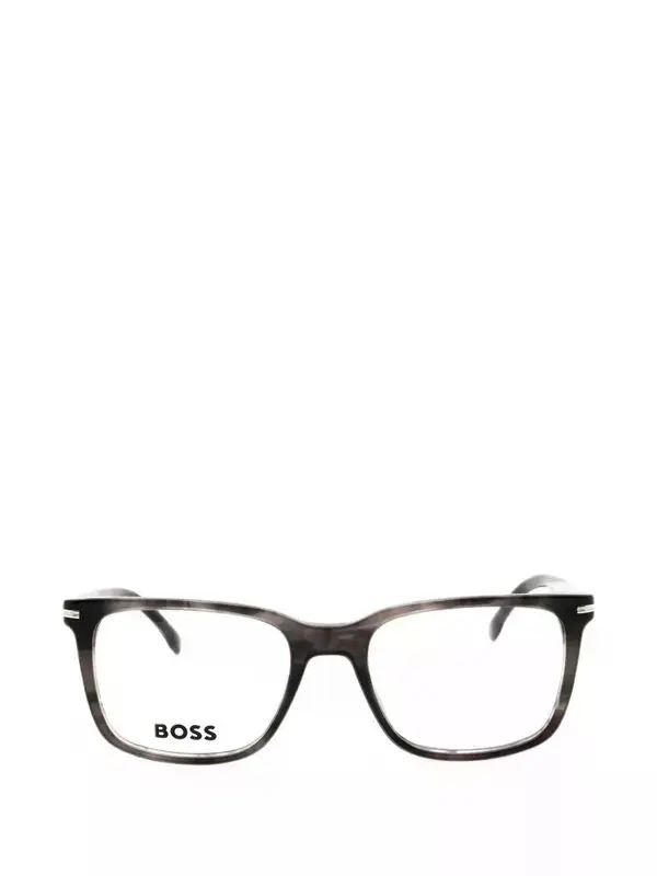 BOSS Rectangular-frame Glasses - Grey