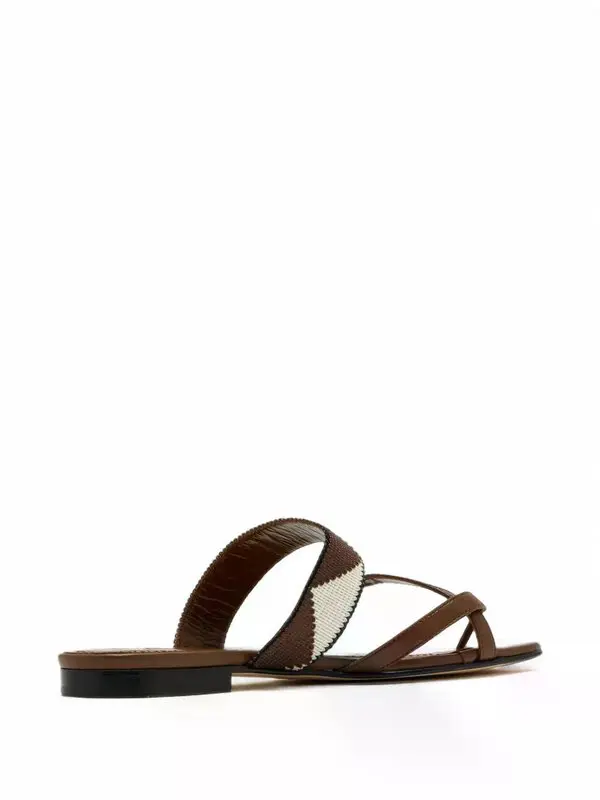 Manolo Blahnik Susastra Geometric-pattern Sandals