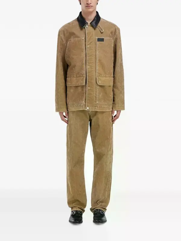 FERRAGAMO Utility Blouson With Leather Trim