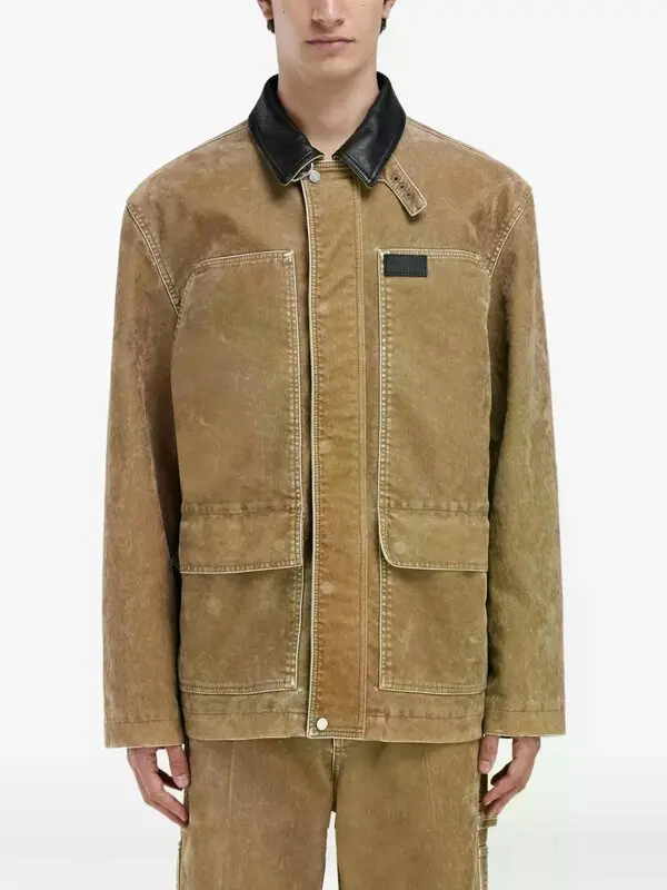 FERRAGAMO Utility Blouson With Leather Trim