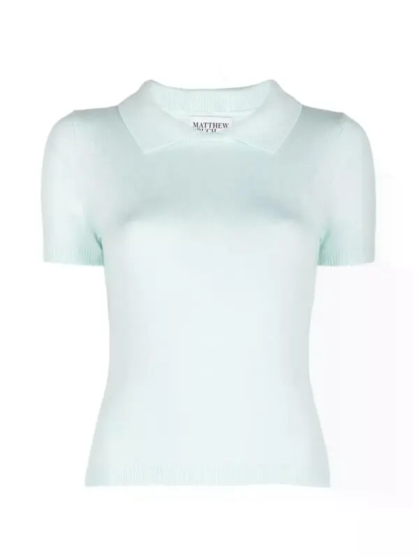 Matthew Bruch Collared Knit T-shirt