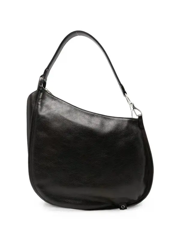 Orciani Grained Leather Shoulder Bag