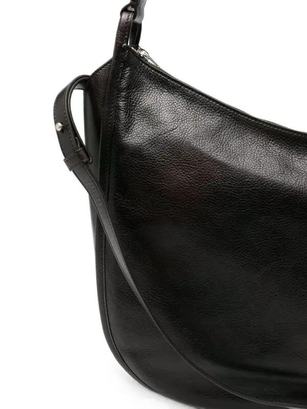 Orciani Grained Leather Shoulder Bag