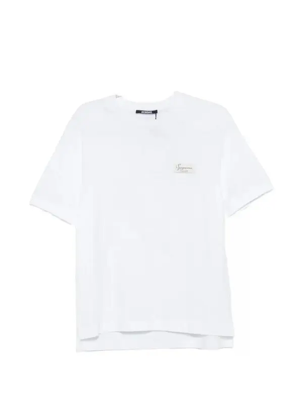 Jacquemus Logo-patch T-shirt - White