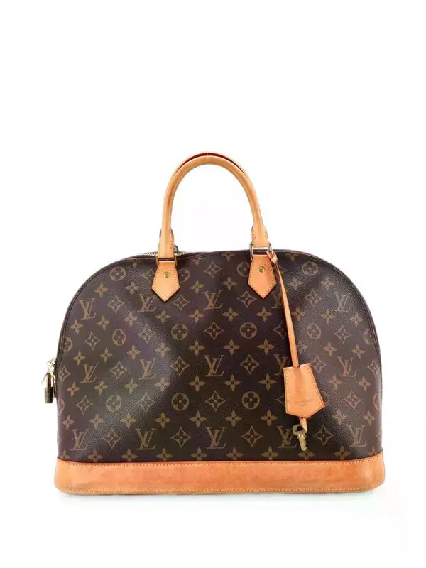 LOUIS VUITTON Alma Monogram Canvas Gm Satchel