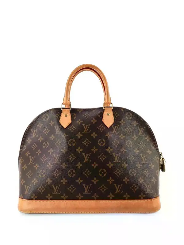 LOUIS VUITTON Alma Monogram Canvas Gm Satchel