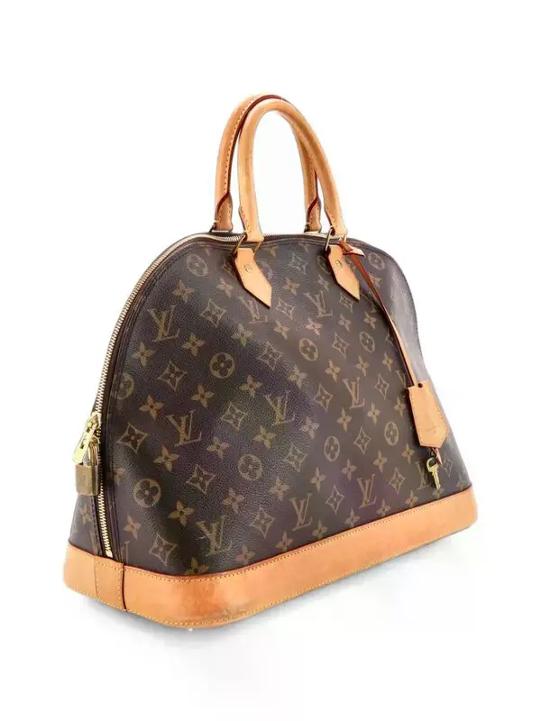 LOUIS VUITTON Alma Monogram Canvas Gm Satchel