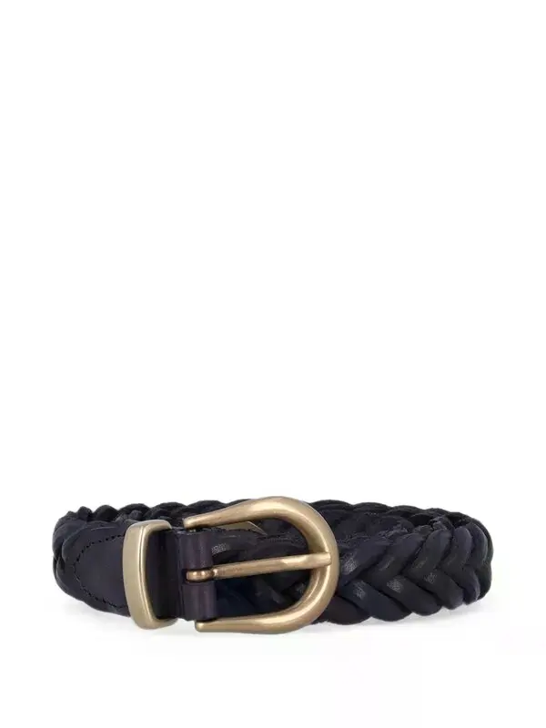 MANCINI 1979 Braided Leather Belt