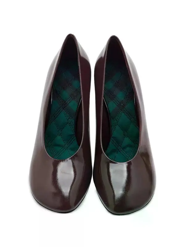 Burberry Baby Leather Heeled Pumps