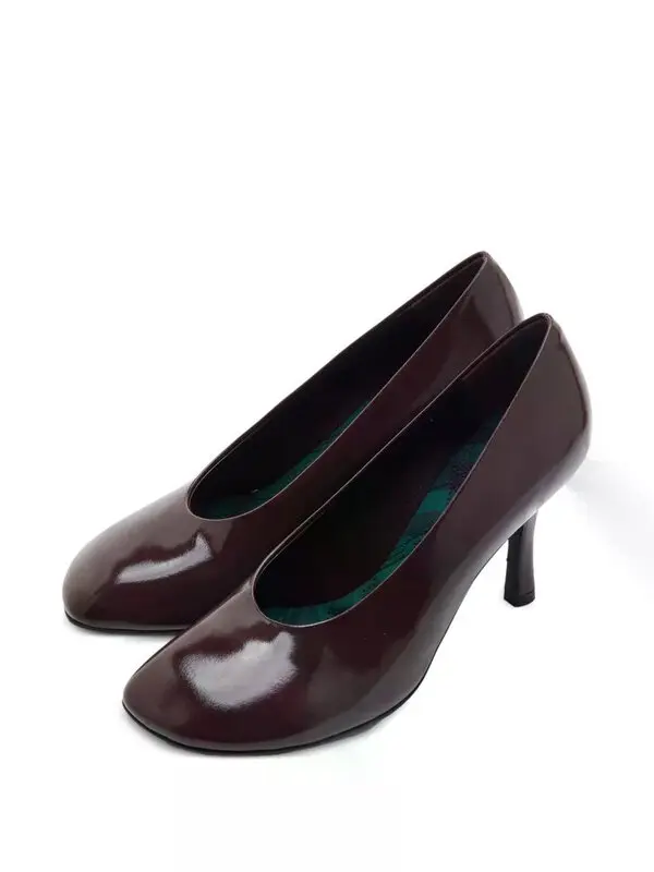 Burberry Baby Leather Heeled Pumps