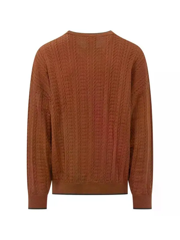 Adidas Cable-knit V-neck Sweater