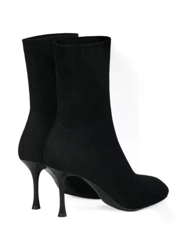 POTAMY X Hanna Schönberg Knit Stiletto Ankle Boots