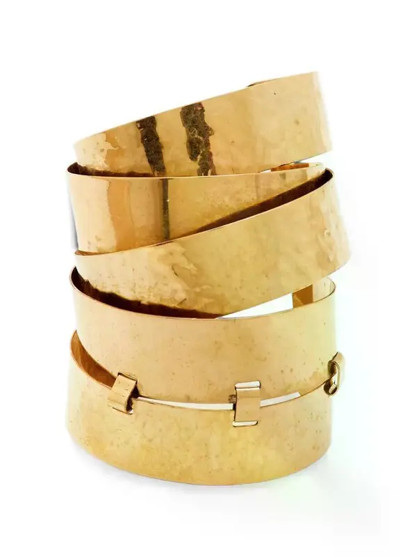 Etro Hammered Cuff Bracelet - Gold