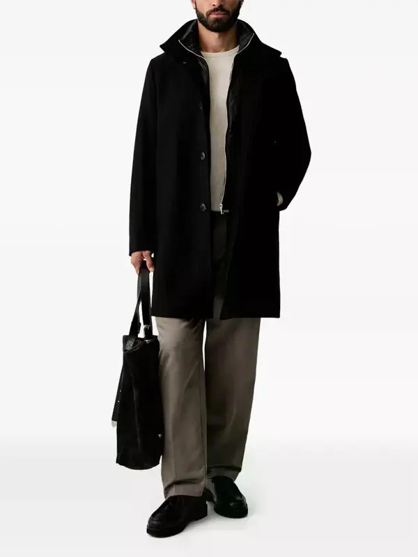 Marc O'polo Single-breasted Layered Coat
