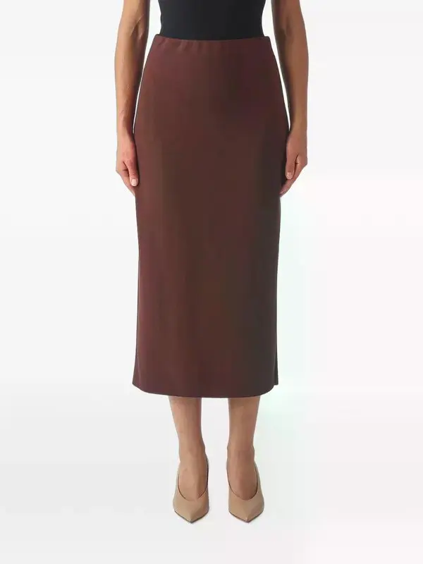 MEIMEIJ Elasticated Waistband Midi Skirt