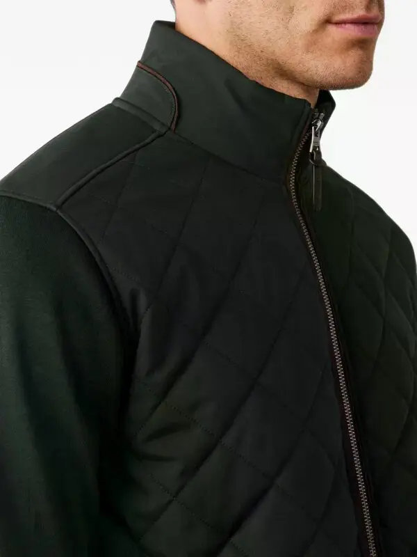 HACKETT  Quilted Zip-up Sweatshirt