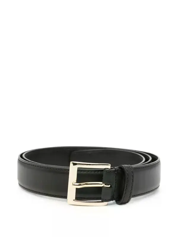 Liviana Conti Buckle-fastening Leather Belt - Black
