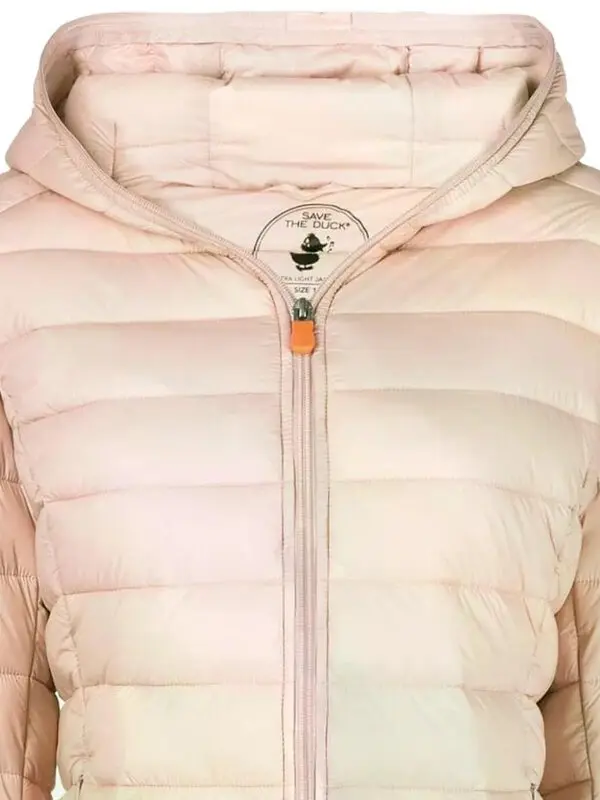 SAVE THE DUCK Quilted Hooded Jacket - Pink