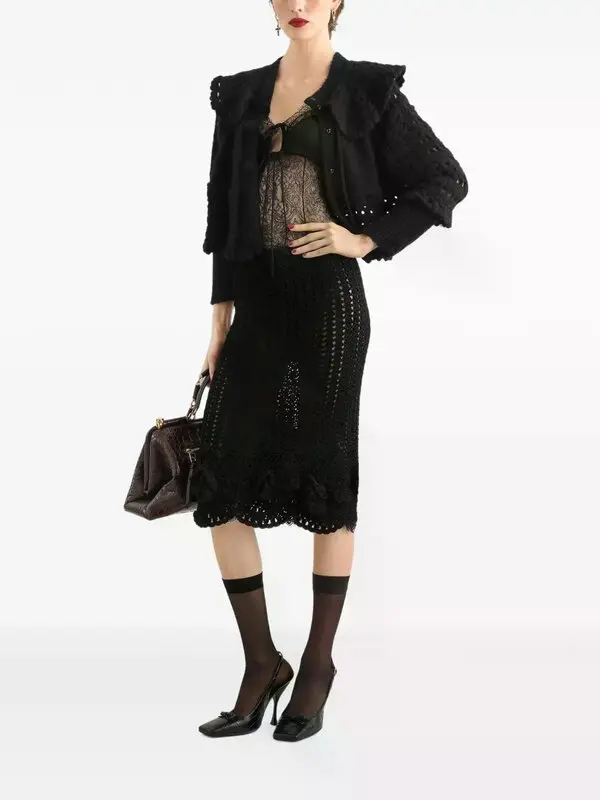 Dolce & Gabbana Lace Top - Black