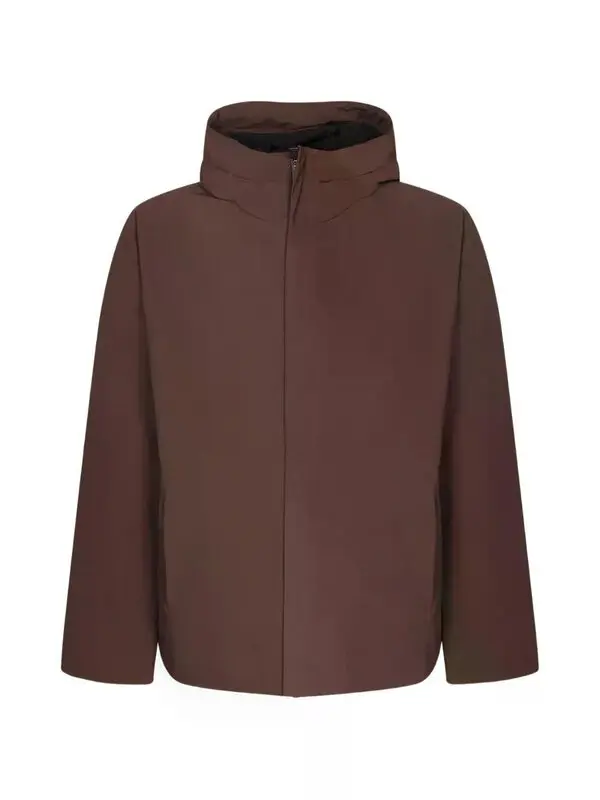 Herno Hooded Zip-up Jacket