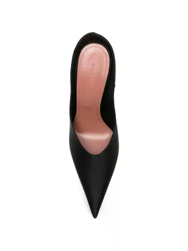 Amina Muaddi Anok Satin Pumps