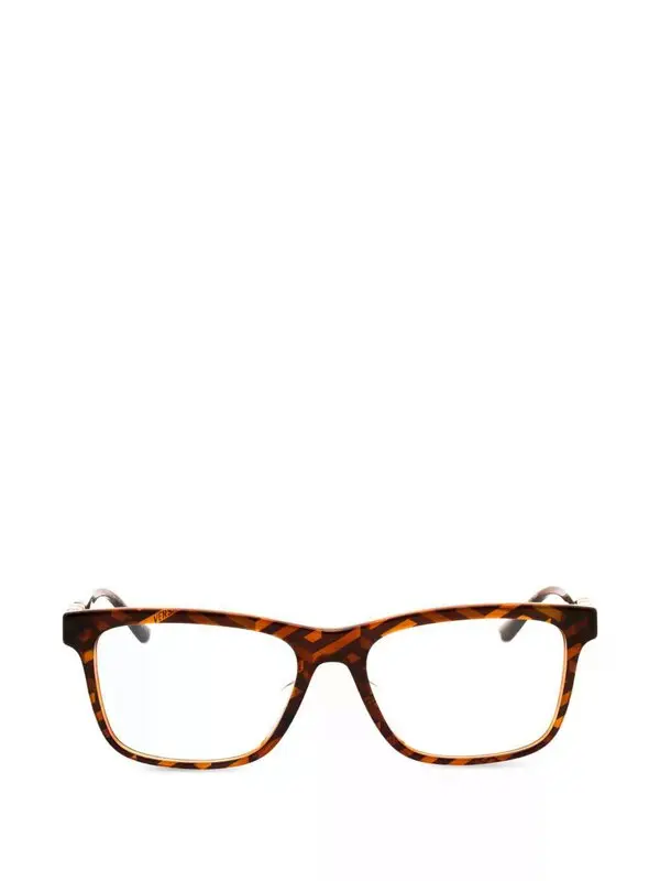 Versace Greca Geometric Glasses - Brown