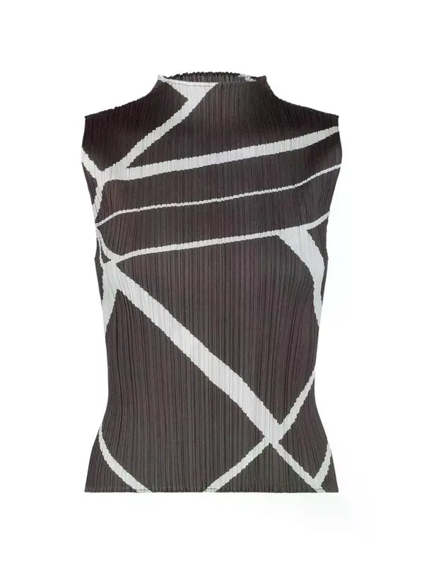 Issey Miyake Fold Line Top - Grey