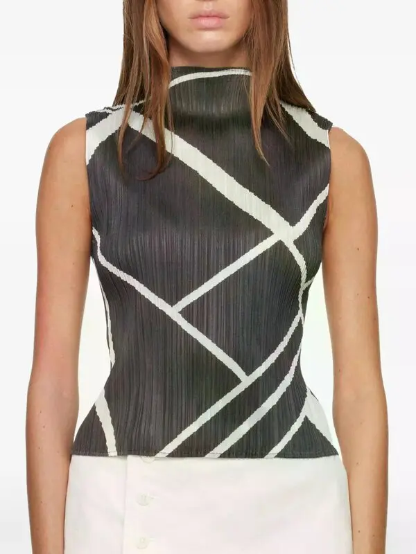 Issey Miyake Fold Line Top - Grey