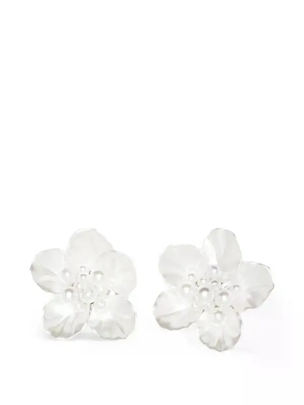 SELF-PORTRAIT Pearl Flower Earrings