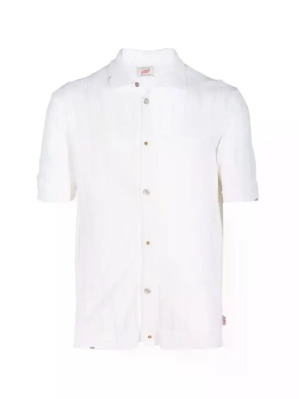 BOB Kurt Pointelle-knit Shirt