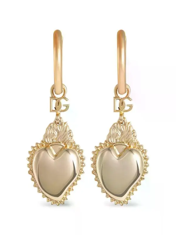 Dolce & Gabbana Heart Earrings - Gold