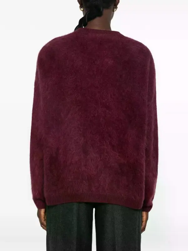 Soft Goat Brushed Cashmere Crew Neck Sweater