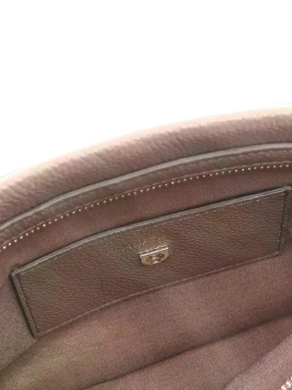 FERRAGAMO Gancini Studded Clutch Bag