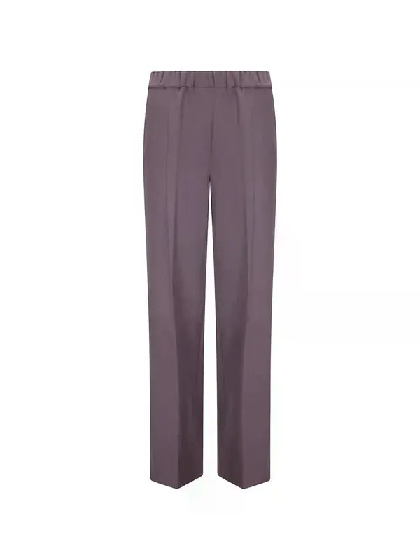 Alberto Biani Elasticated Pressed-crease Trousers
