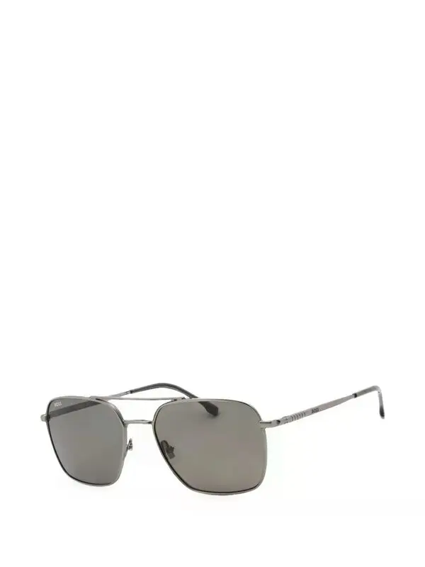 BOSS Rectangular-frame Sunglasses - Silver