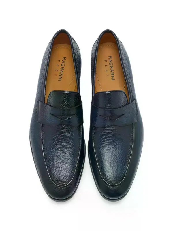 Magnanni Aston Grainy Leather Loafers