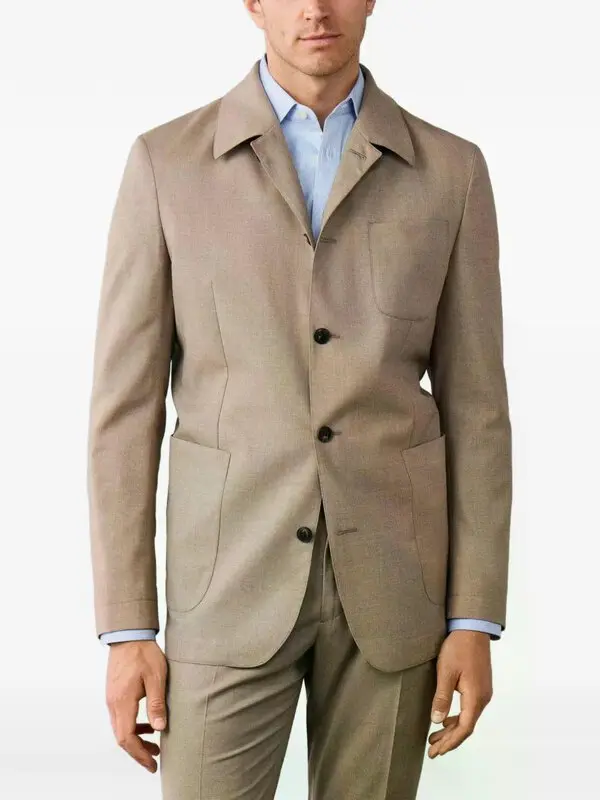 HACKETT  Single-breasted Wool Blazer