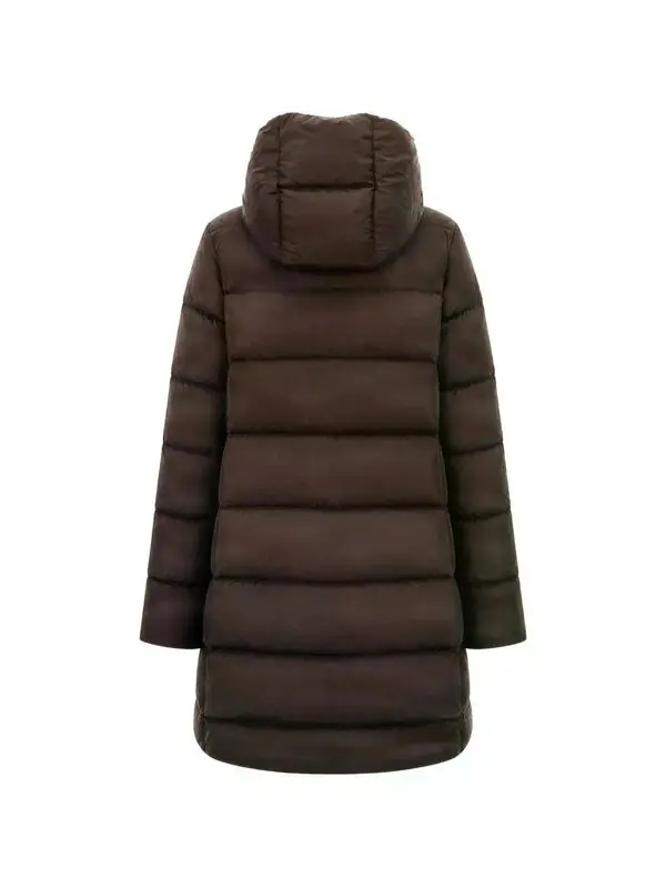 COLMAR Quilted Hooded Coat - Brown