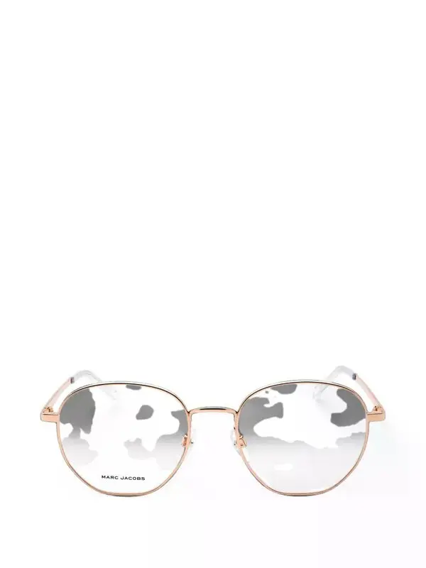 Marc Jacobs Round Frame Eyeglasses - Gold