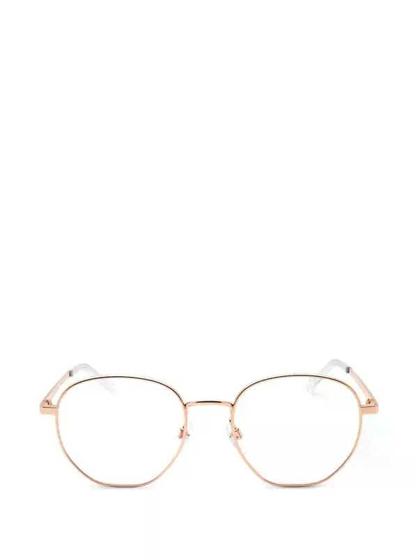 Marc Jacobs Round Frame Eyeglasses - Gold