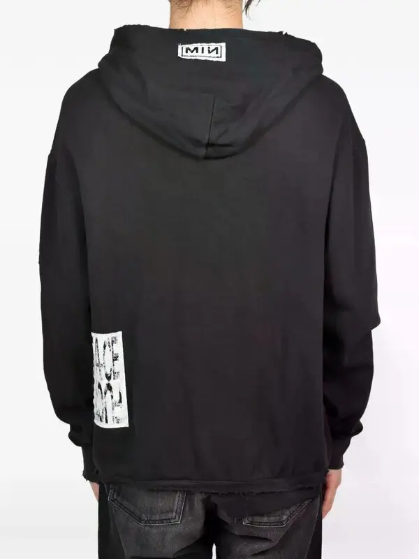 MINUS Bootleg Patch-detail Distressed Hoodie