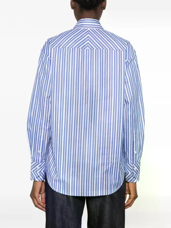 Victoria Beckham Chest-pocket Striped Shirt
