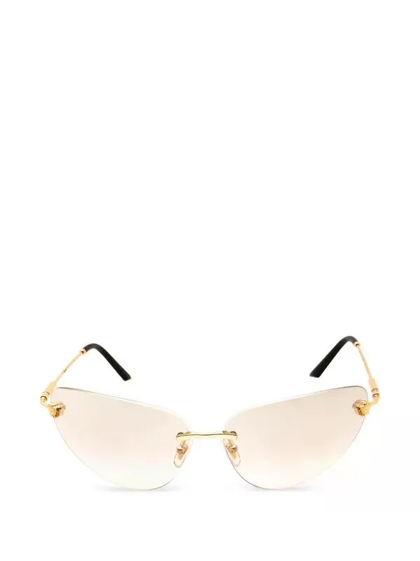 Versace Medusa Cat-eye Sunglasses - Gold