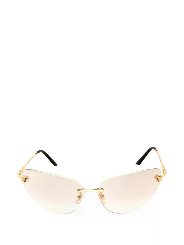 Versace Medusa Cat-eye Sunglasses - Gold