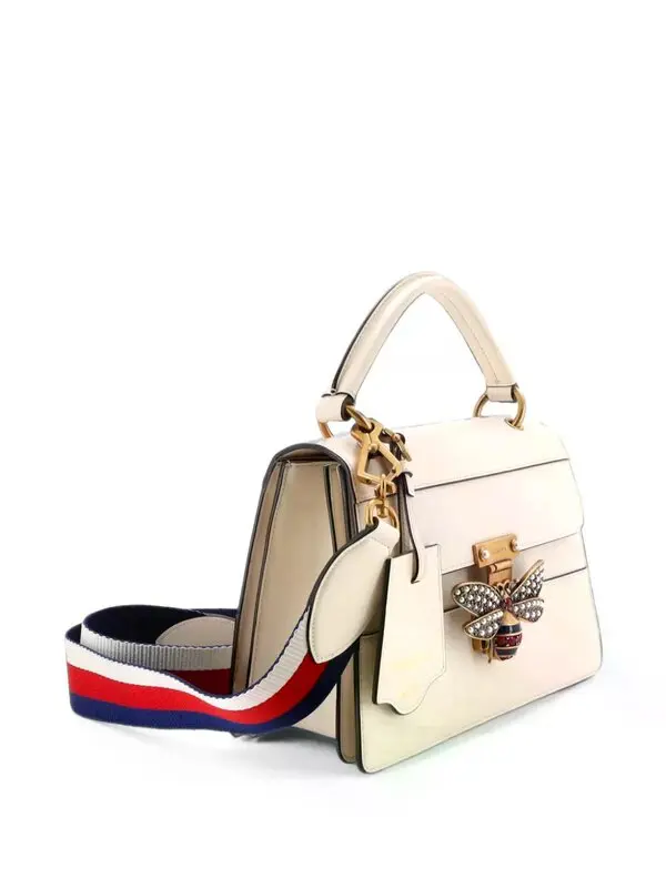 Gucci Queen Margaret Top Handle Bag Leather Small Satchel